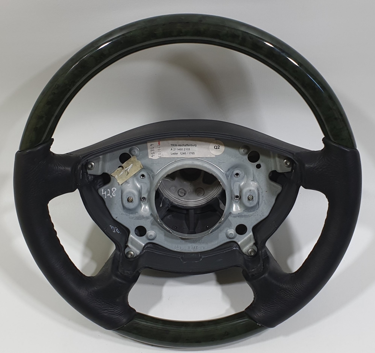 Steering wheel wood - Mercedes W211 W463 (428) - woodensteeringwheels.com