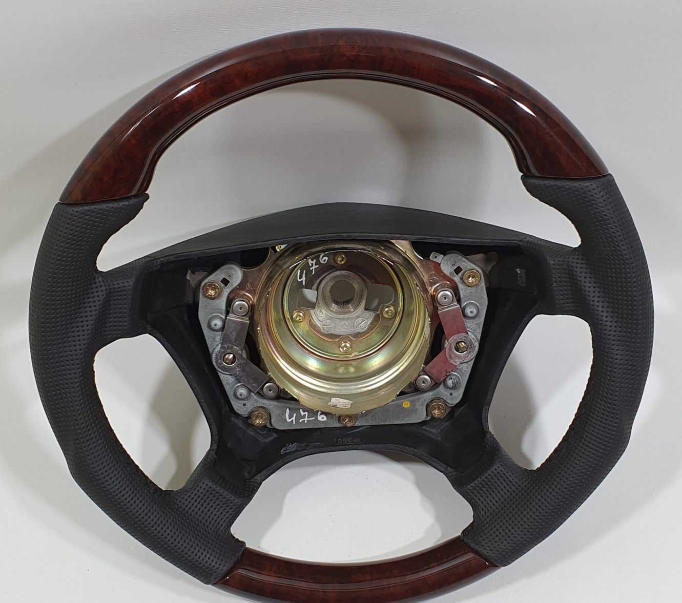 Steering wheel wood - Mercedes W140 W124 W126 W201 W202 W210 W463 (476 ...