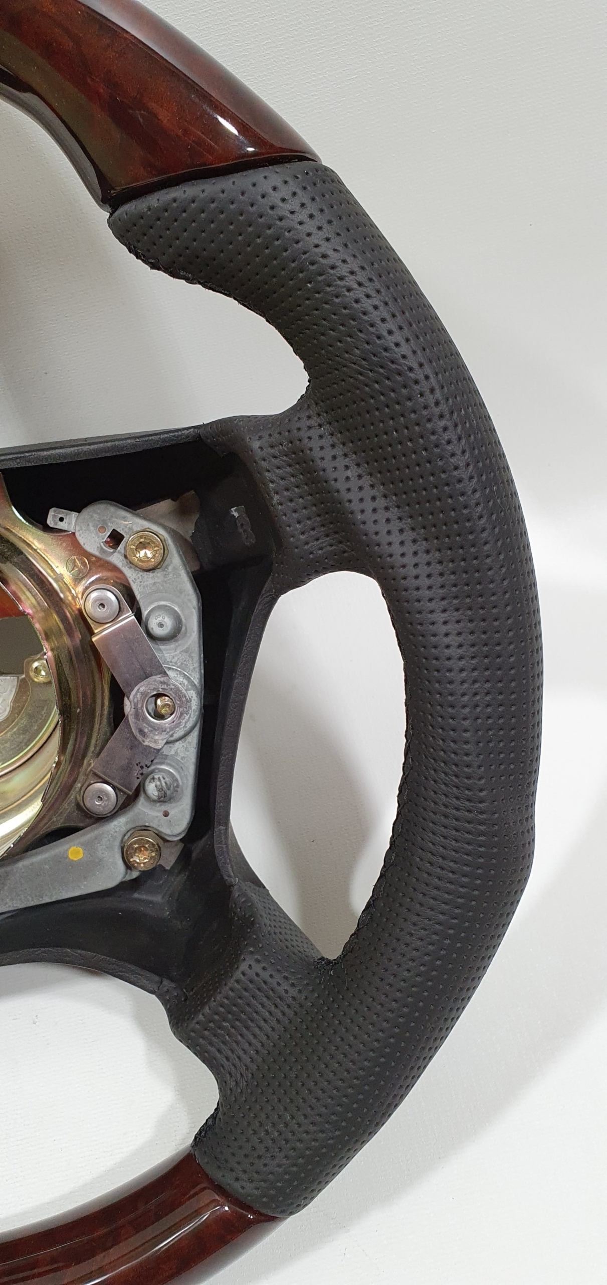 Steering wheel wood - Mercedes W140 W124 W126 W201 W202 W210 W463 (476 ...