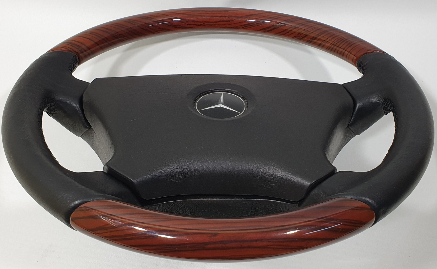 Steering wheel wood - Mercedes W140 W124 W126 W201 W202 W210 W463 R129 ...